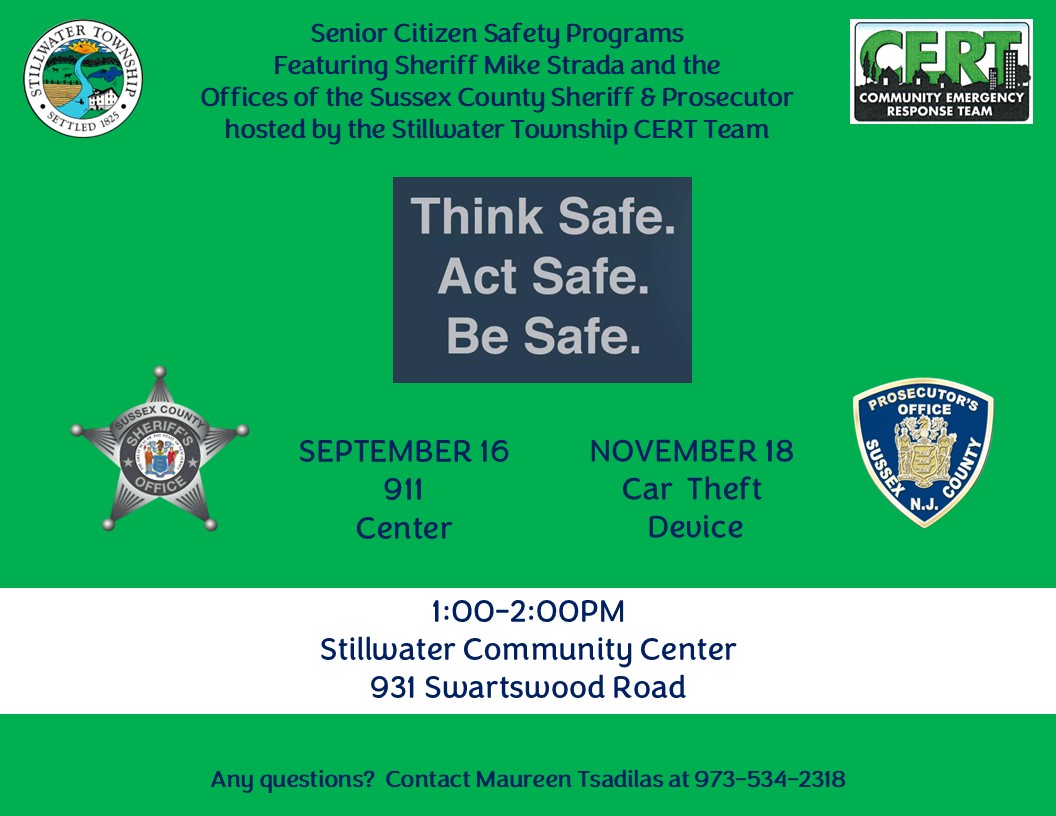 Senior Safety Series 2025 - Stillwater Township